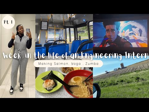 Week in the life of an Engineering Intern Part 1| First time making salmon | Calgary, AB
