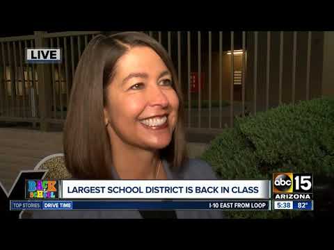 Largest school district in Arizona back in session