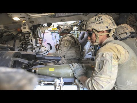 Load And Fire The Paladin M109A6 Artillery System #shorts