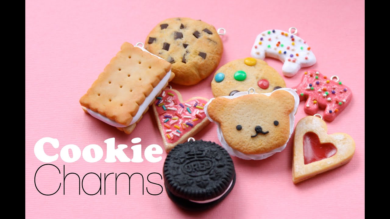 Scented Cookie Charms - Polymer Clay Dessert Jewelry Tutorial