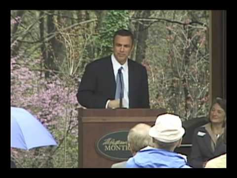 Michael Beschloss dedicates Monticello's new visitor center