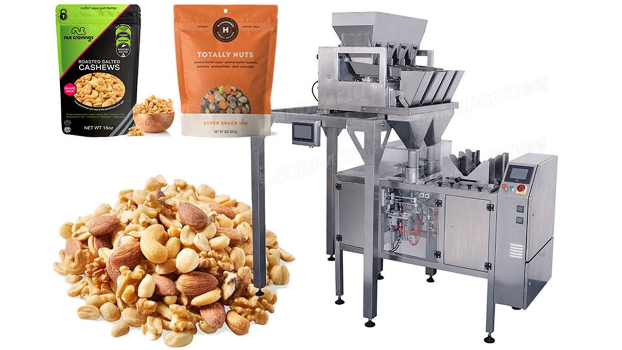 Mini Doypack Machine With Smart Four Head Linear Scale