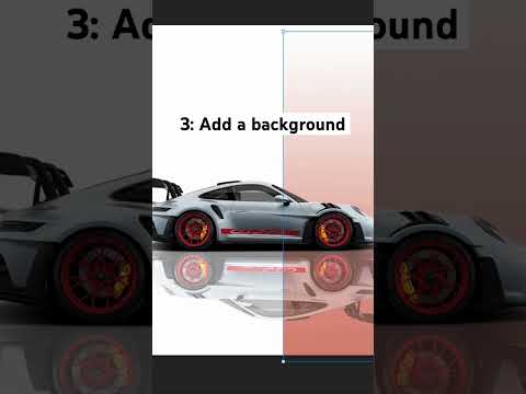 Step by step tutorial on making car posters #graphicdesign #cars #carslover #porsche911 #gt3rs