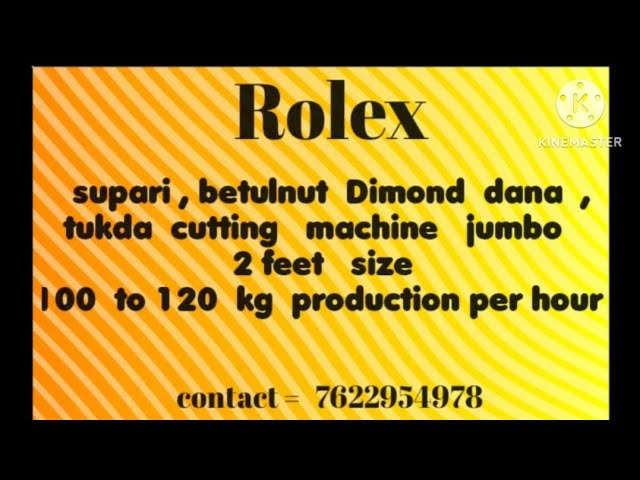 Betel Nut Cutting Machine - Double Supari Chips Cutting Machine Trader ...