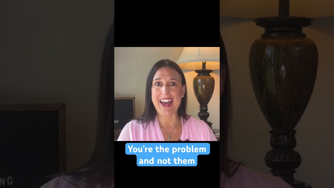 Narcissists can never take responsibility.