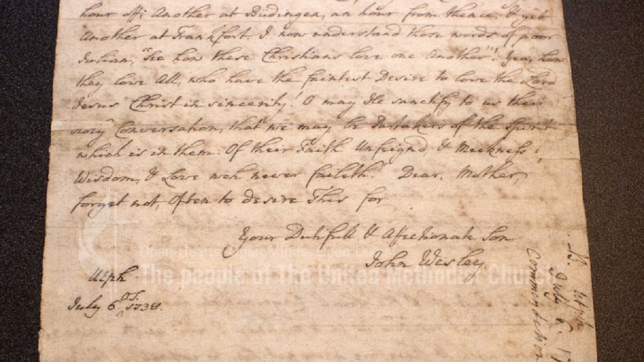 Like a phone call home: John Wesley's letters to his mom | UMC.org