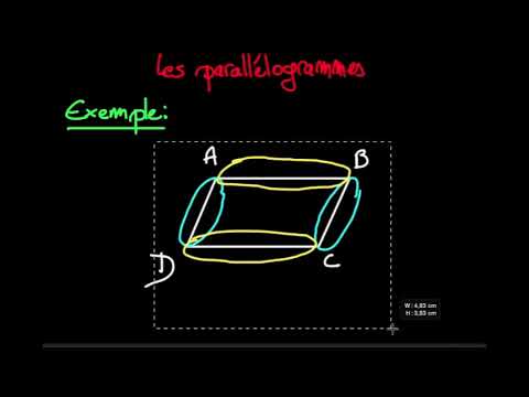 5ème Définition d'un parallélogramme