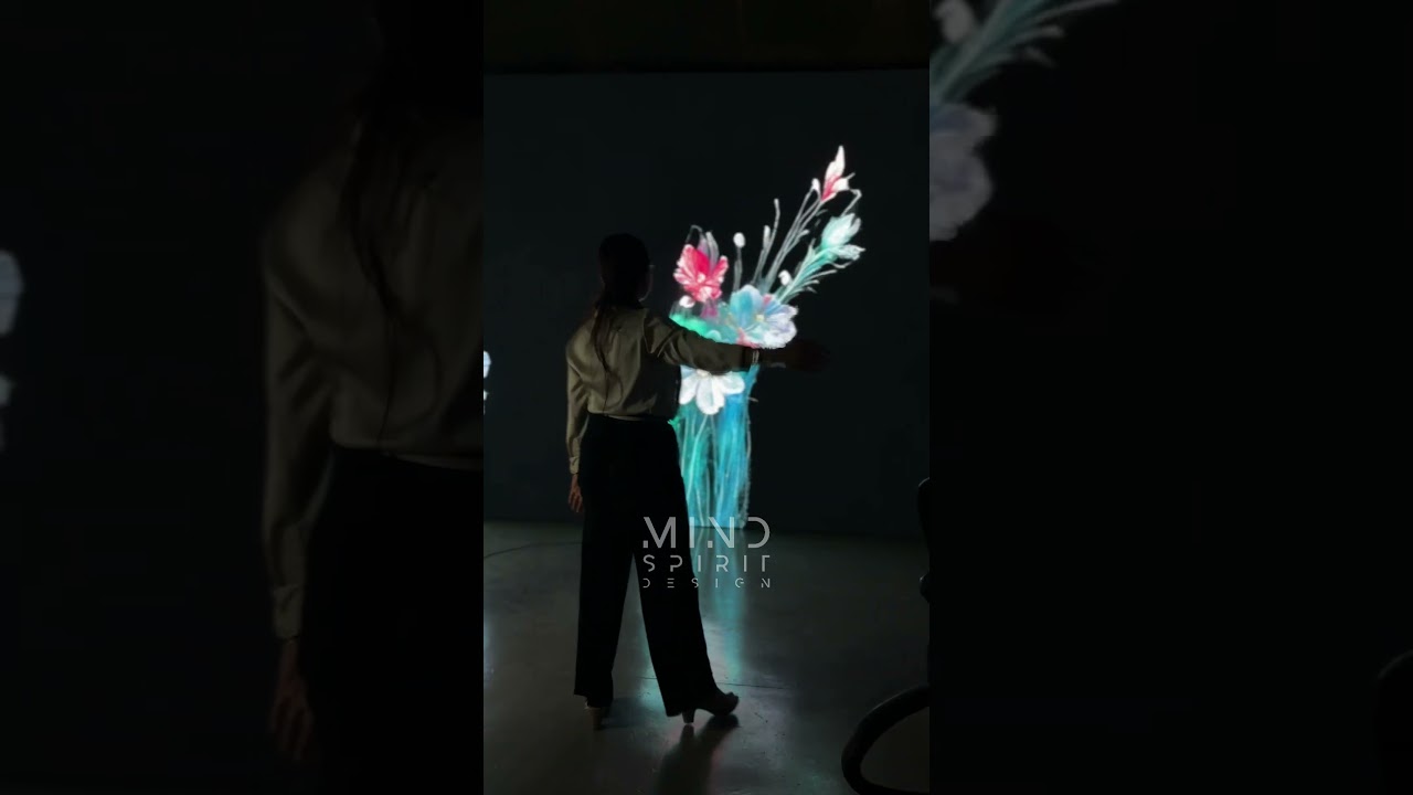 Interactive AI Flower Bloom with Stable Diffusion Technology | Immersive Visual Experience