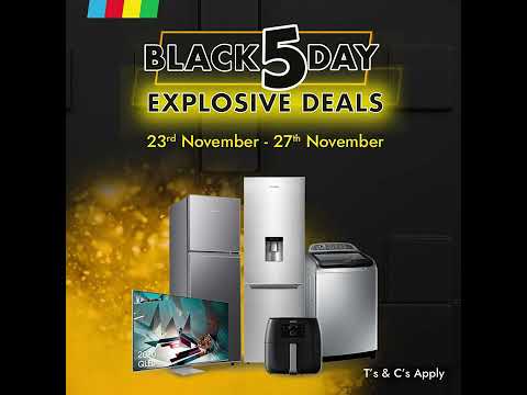Black 5 Day Explosive Deals | Makro