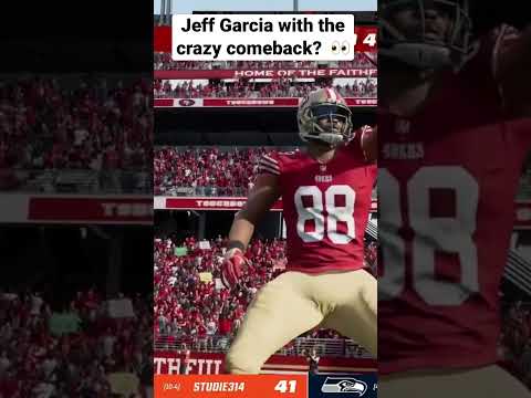Jeff Garcia with the crazy comeback? 👀