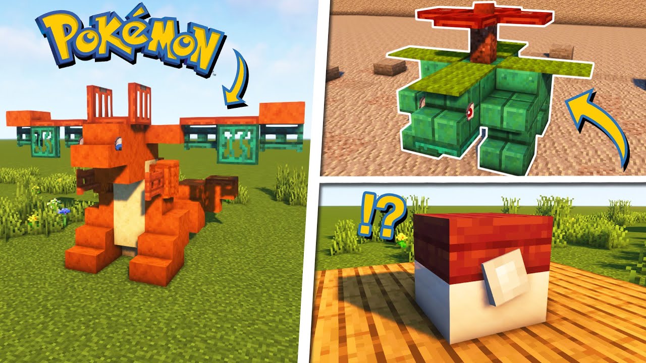 Minecraft: 10+ Pokémon Build Ideas! - Minecraft Builders