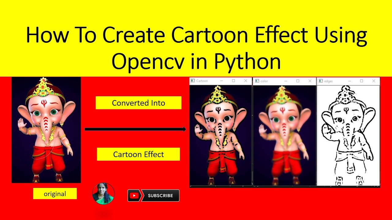 How To Create Cartoon Effect Using Opencv in Python RATAN AGARWAL IT INFORMER