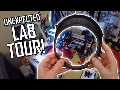 Lab Tour and Making PPE for Covid Response