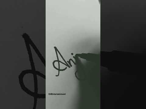 Name writing.......#Anjana.....#malayalam #shorts