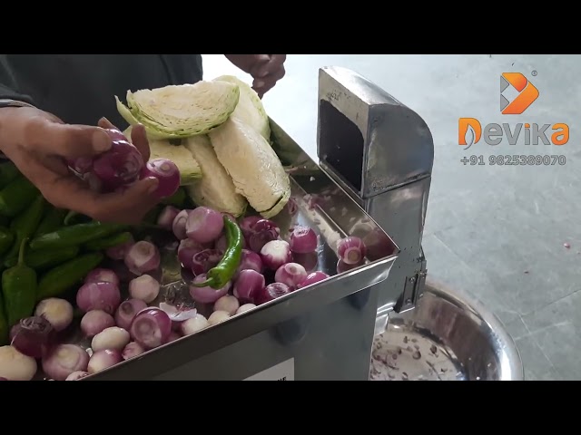 Commercial Kitchen Equipments - Onion Cutter Machine Exporter from Rajkot