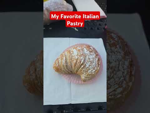 Best Italian Pastry Sfogliatella. Have You Tried This? #foodie #food #pastry #italy
