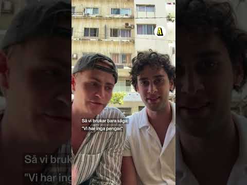 Nima, 20, och David, 21, liftar i mellanöstern: "Olyckligt med spänt läge"