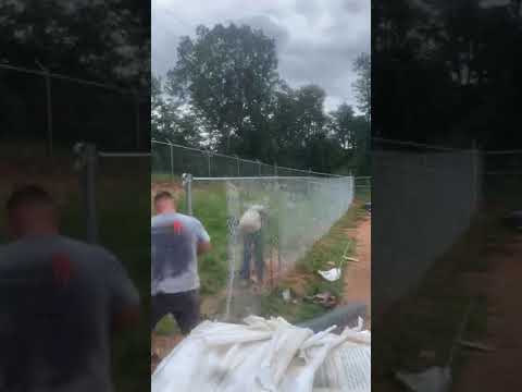 Installing 6ft chain link