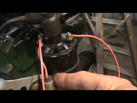Wiring an external battery coil to your engine