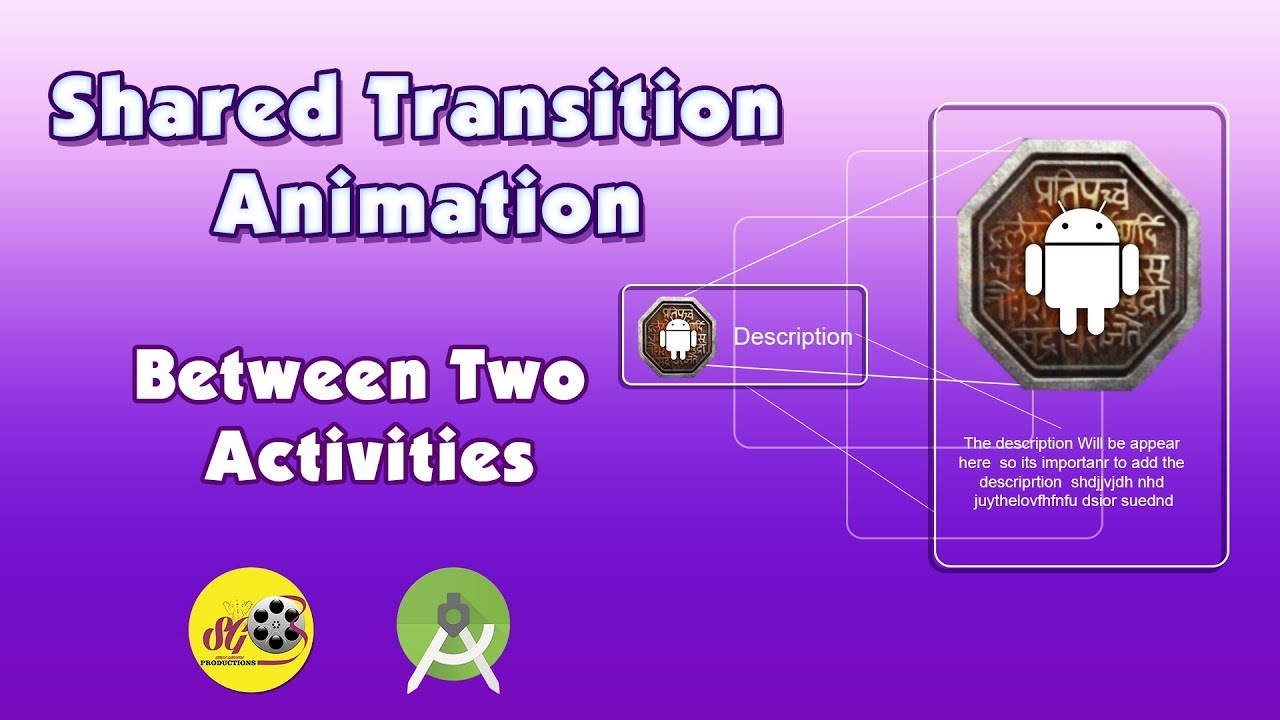 Shared Transition Animation between two activities in Android || Android Development
