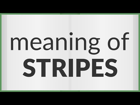 Stripes | meaning of Stripes