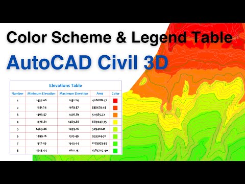 Surprisingly EASY Way to Master Color Scheme in Civil 3D