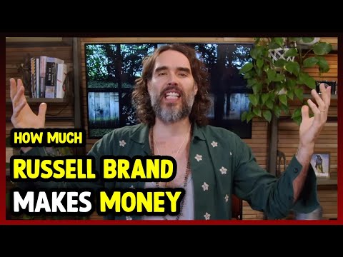 How Much Russell Brand Makes Money On YouTube 2024