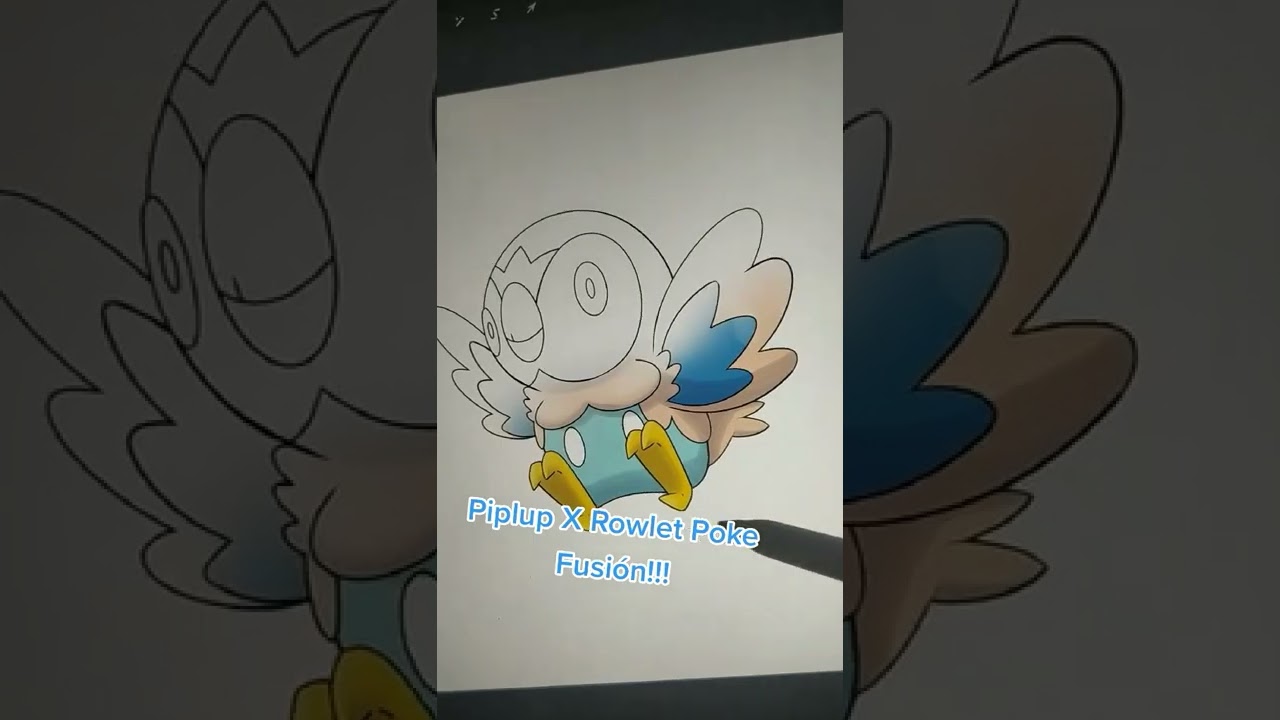 Rowlet X Piplup! a Blursed starter?