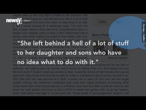 Hilariously Honest Obit Goes Viral - Newsy