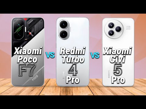 Xiaomi Poco F7 vs Redmi Turbo 4 Pro vs Xiaomi Civi 5 Pro