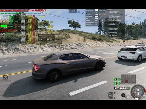 Mechrevo Yaoshi 16 Ultra 275HX + RTX 5080 | BeamNG.drive 2K Ultra Gameplay | 17 bots | West Coast