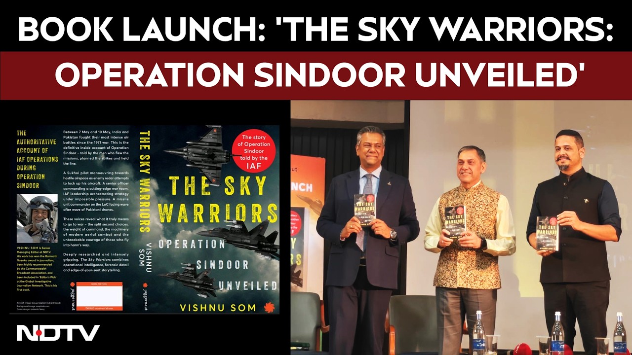 Op Sindoor | Vishnu Som Launches His First Book ‘The Sky Warriors ...