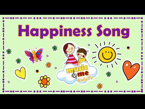 Happiness Song | Sing Along | Nursery Rhymes for Kids | Music & Me Kids TV