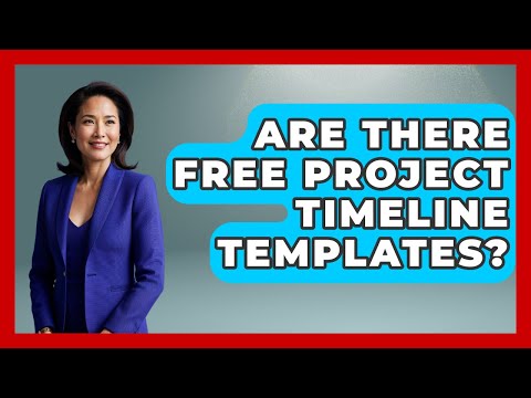 Are There Free Project Timeline Templates? - The Time Management Pro
