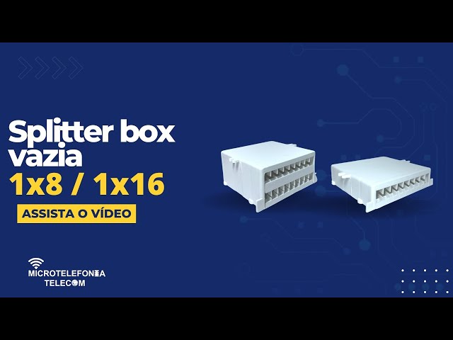 SPLITTER BOX 1x8 | MICROTELEFONIA TELECOM LTDA
