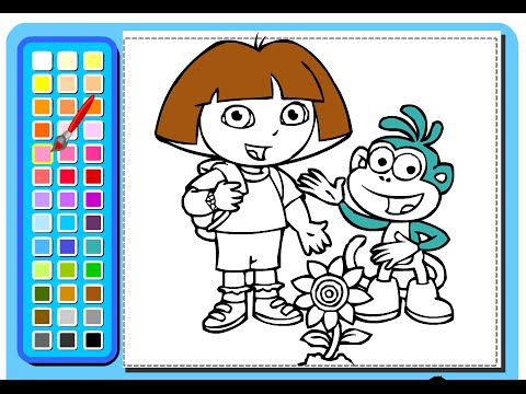 Dora The Explorer Painting Games - Painting Games For Kids