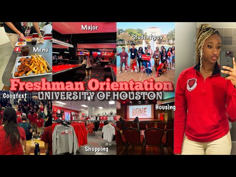FRESHMAN ORIENTATION VLOG | University of Houston