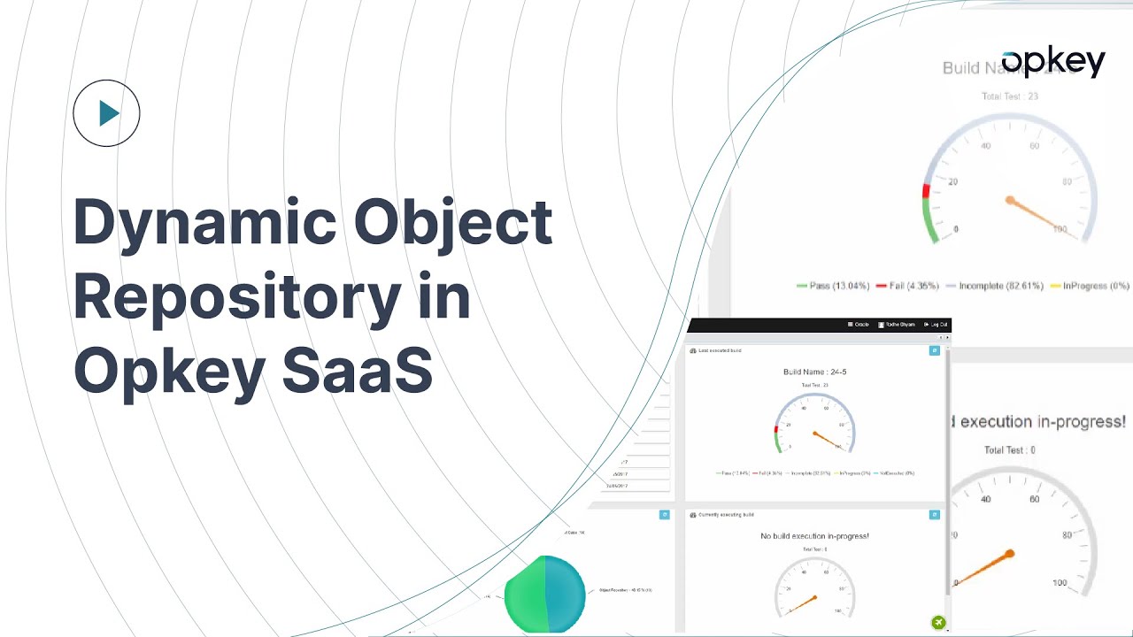 Dynamic Object Repository in Opkey SaaS