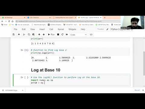How to use the NumPy log function in Python