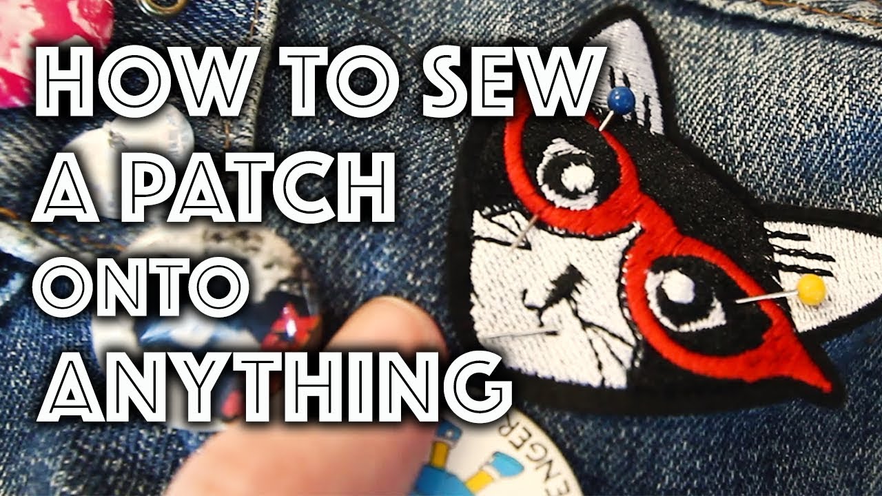 How to Sew a Patch Onto Anything | Sew Anastasia
