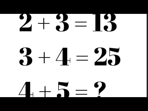 Only Geniuses Can Solve This Math Puzzle! | Mind Twisting Logic Challenge#maths