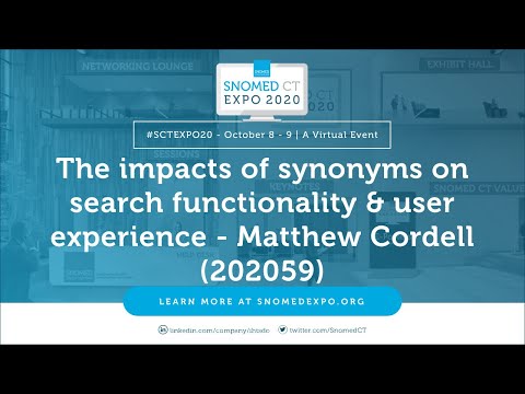 The impacts of synonyms on search functionality & user experience - Matthew Cordell (202059)