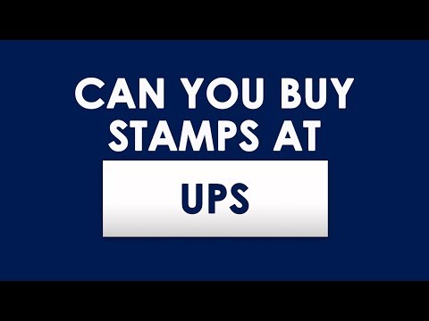 Does UPS Sell Stamps