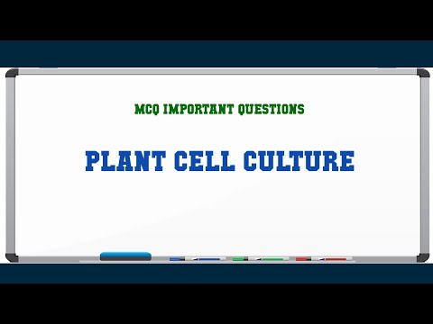 Plant Cell Culture MCQ Questions