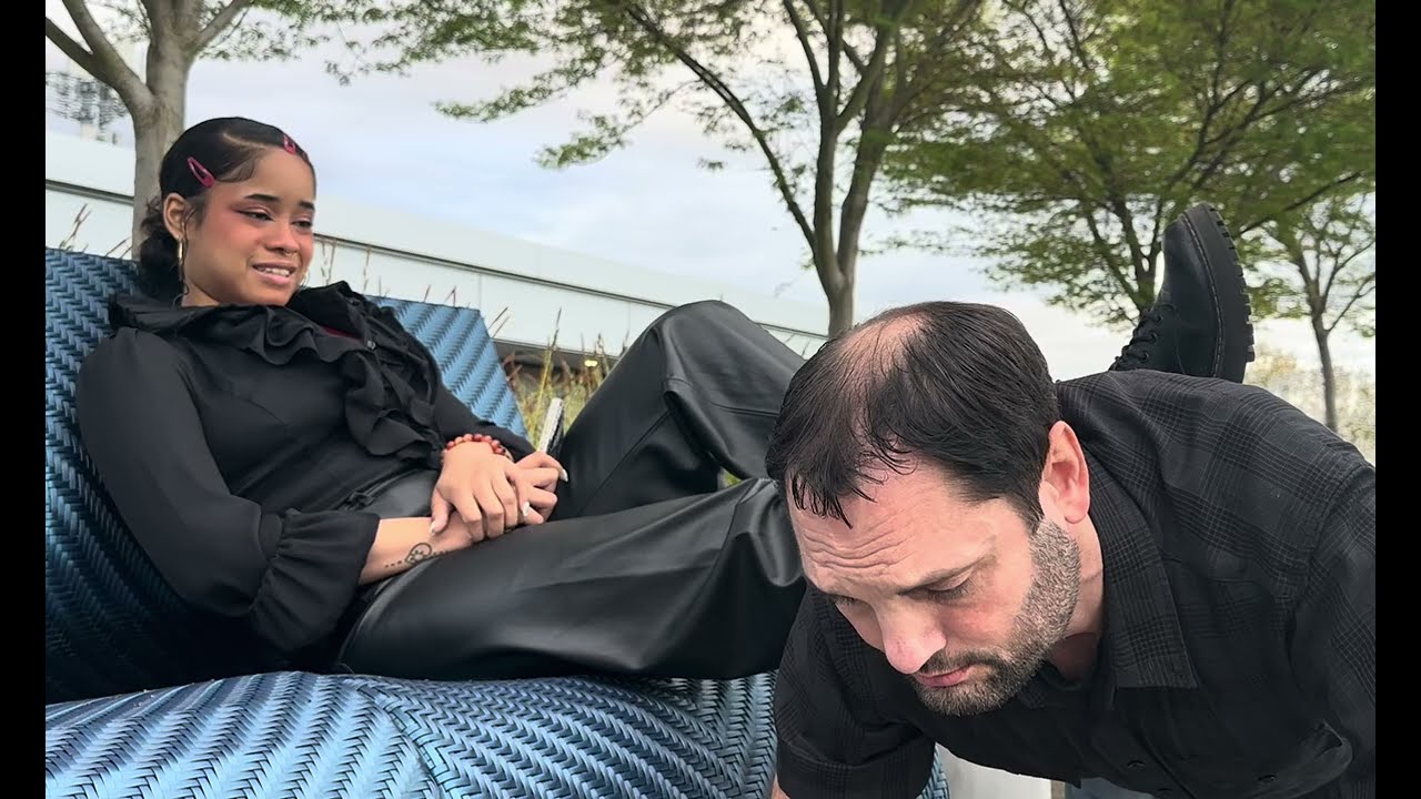 Domineering Goddess Iddy sends Her Slave to Work!