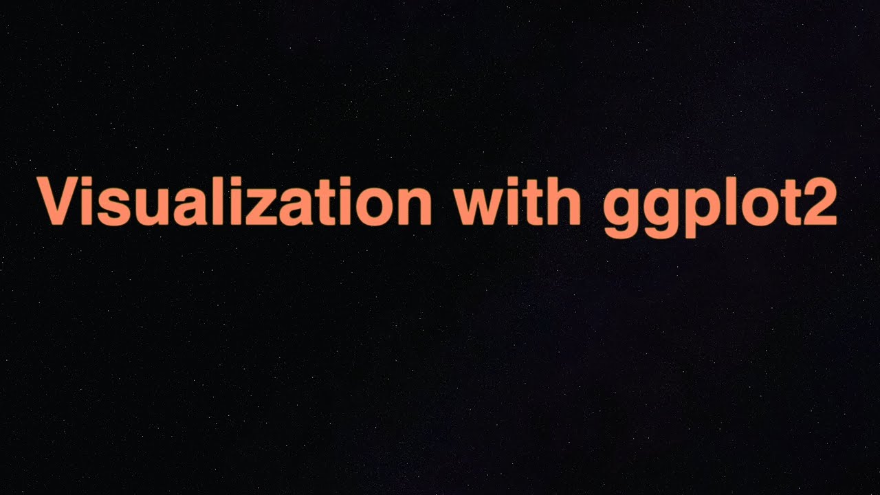 Exploratory Data Visualization with ggplot2 | 1. Need & Process