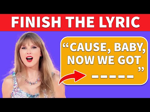FINISH THE LYRICS🎵Taylor Swift Songs Edition🎸All Songs From The Album 1989