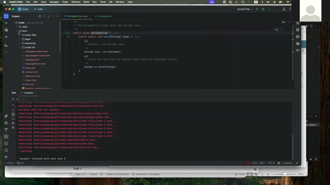 How to generate JavaDocs from IntelliJ or command line