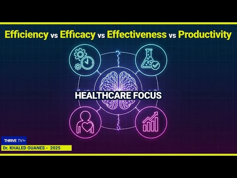 Efficiency vs Efficacy vs Effectiveness vs Productivity in Healthcare