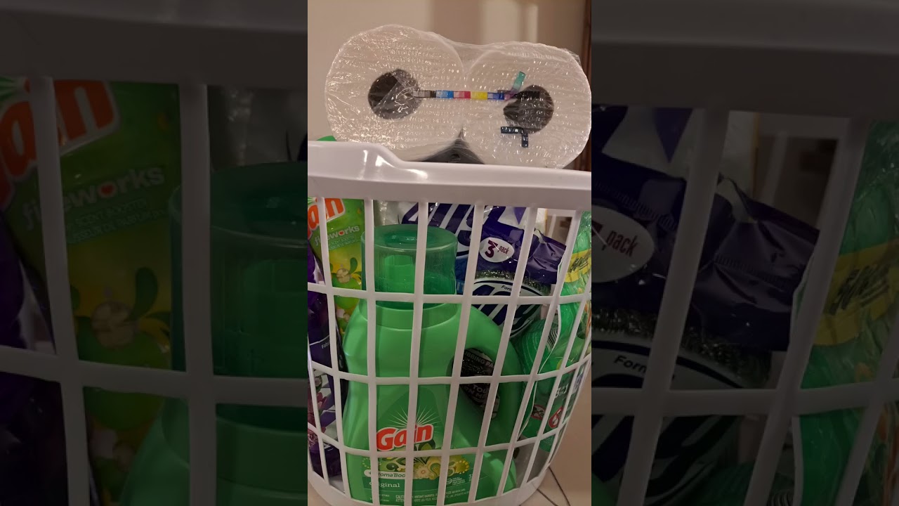 🔥Household Essentials Basket🔥 #christmasshopping #Christmas #giftbaskets #cleaning #cleaninghacks